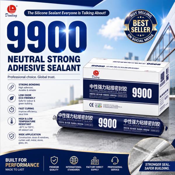 Quality 9900 High and Low Temperature Resistant Silicone Sealant for sale