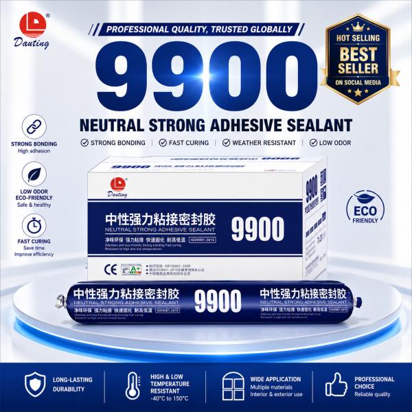 Quality 9900 Professional Silicone Sealant for Windows, Doors and Construction for sale