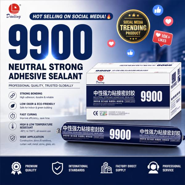 Quality 9900 Low-Odor Eco-Friendly Neutral Silicone Sealant for sale