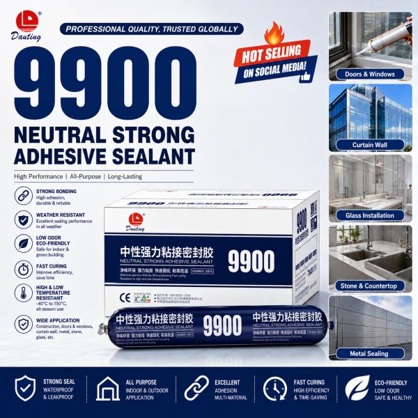 Quality 9900 Premium Silicone Sealant for Wholesale and Construction Projects for sale