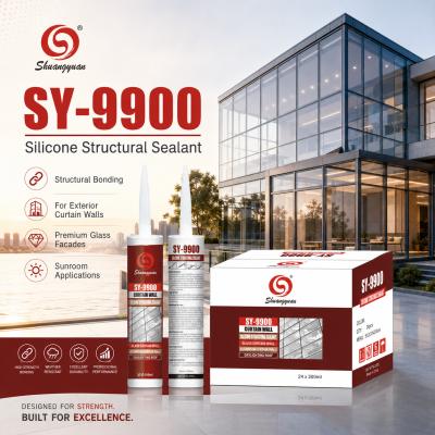 China SY-9900 Construction Bonding Silicone for Glass, Aluminum and Stone Facades for sale