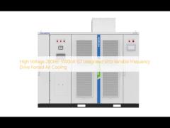 Alta tensão 200 kW-1000 kW G7 VFD integrado Acionamento de frequência variável Refrigeração por ar forçado