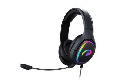 Cina la cuffia avricolare di gioco del cavo 2.2m RGB del FCC 3V principale accende l'OEM delle cuffie di gioco in vendita