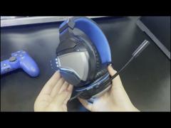 auriculares ligeros del juego de la venda de acero de las auriculares de la FCC RGB Ps4 del Presidente de 40m m para arriba