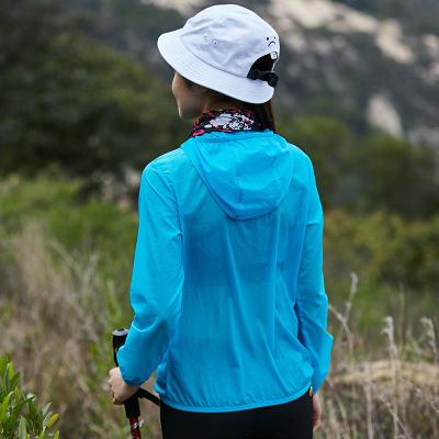 China Woman Sunproof Chinlon Skin Clothes With Hood for sale