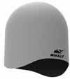 China Grey 3D Design Reversible Silicone Swim Caps Light Weight And Durable for sale