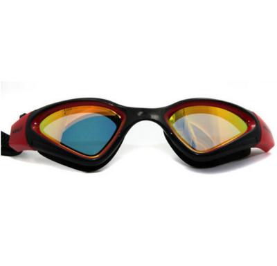 China Red Silicone Swimming Goggles / Most Comfortable Swim Goggles for sale