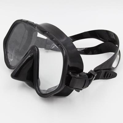 China Black and Red Liquid Free Dive Goggles Sea Dive Mask CE Certificate for sale