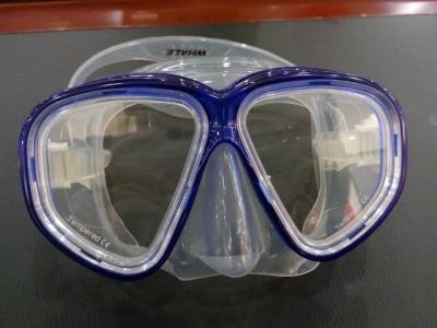 China Tempered Glass Lens Sea Dive Mask Free Diving Goggles Transparent for sale