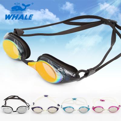 China Adult Seaside Silicone Swimming Goggles With Fast Adjust Strap System for sale