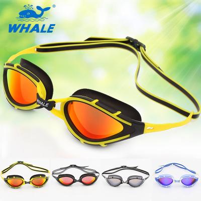 China UV Protect Racing Swimming Goggles With Slicone Skirt And Strap Polarized Lens for sale