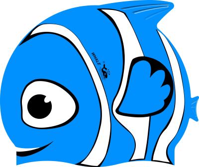 China Fish Shark Kids Swimming Caps Color Printing Animal Silicone Unisex for sale