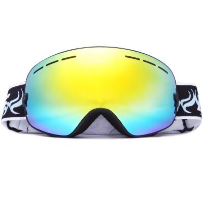 China Professiona Adult Youth Snowboard Goggles With PC Lens TPU Frame for sale