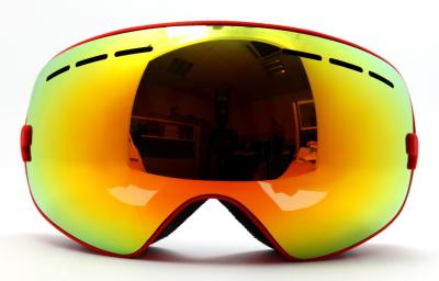 China Comfortable Mirror Lens Snowboard Goggles and Eyewear for Skating for sale