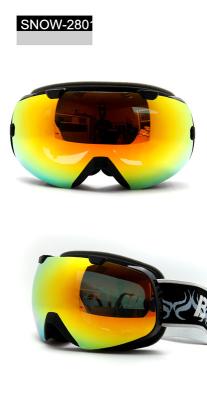China OEM Reflective Snowboard Goggles Anti UV Anti Fog Ski Goggles for sale
