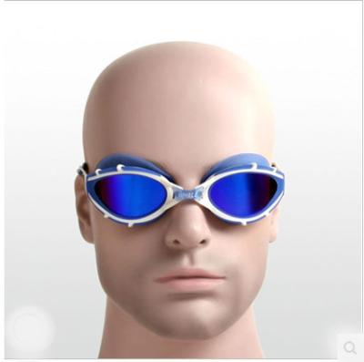 China Adults Comfortable Revo Blue Silicone Swimming Goggles Custom Made for sale