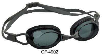 China Customized Gray Anti Fog Racing Swimming Goggles With Mirror Coating for sale