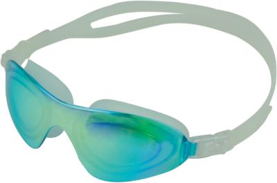 China Green UV Protect Anti Fog Swimming Goggles with PC Lens Silicone Gasket for sale