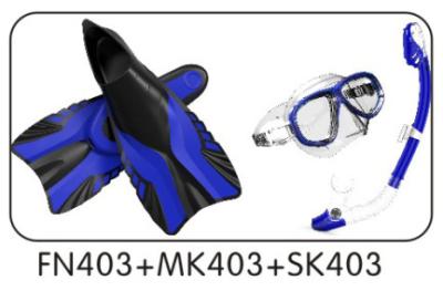 China Customized Diving Sets Swim Goggles Dive Snorkel Divers Fins for sale