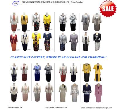 China Wholesale Women's skirt suits and dress suits from shenzhen China for sale