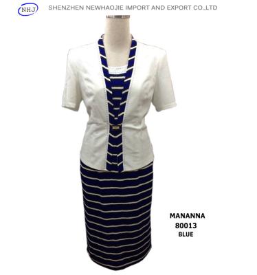 China Factory fashion woman suit,high quality lady suit dress for sale