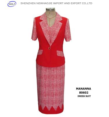 China MANANNA ladies dresses suits for women for sale