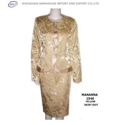 China ladies fashion new styles 2 pieces skirt suits for ladies formal skirt suit for sale