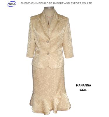 China fancy designer suit embroidery design ladies suits for sale