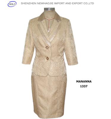 China pictures of a-line skirt lady suit for sale