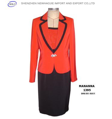 China ladies dress suit latest dress designs ladies suit for sale