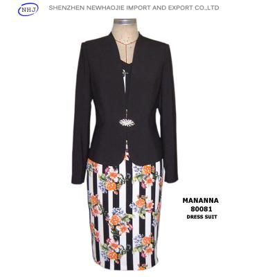 China Stylish church women skirts (2 pieces dress suits) for sale