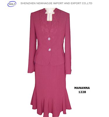 China ladies designer skirt suits tailors suits for ladies fashion for sale