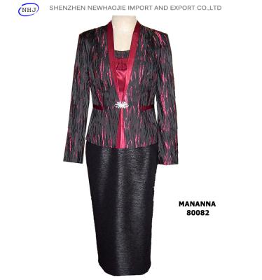 China colour combination suits &jacket and skirt suits for sale