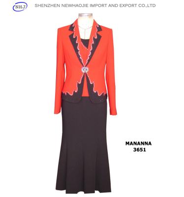 China skirt and jacket vest 3 pieces for women suits for sale