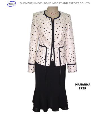 China long skirt suit manufacturer ladies cotton suit piece for sale