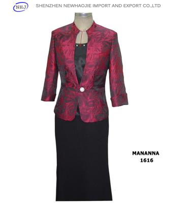 China colour combination women suits for sale