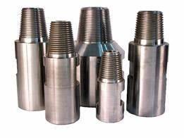 China CROSSOVER 5-1/2" BTC PIN  x 4-1/2" EUE BOX GR 13 CRM L80 3' LG, COPPER COATING ON BOX CONNECTION for sale