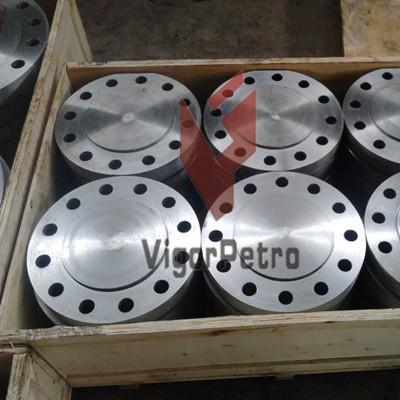 China 2 1/16" 2K flange blind flange with 1/2" NPT for sale