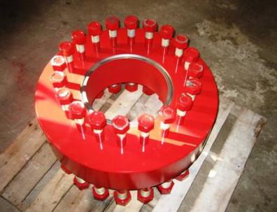 China DRILLING SPOOL ADAPTOR (DSA) 13-5/8" 5M X 11" 3M, SS INLAYED RING GROOVE C/W API 20E BSL – 2 BOLTINGS, PSL-3, DD PU for sale