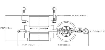 China CSG SPL, KSB-9, BDY, 11-5M FLG TOP X 13 5/8 5M FLG BTTM , W/ (2) 2 1/16-5M STDD OUTLETS, 1 1/2 VRP AND DOUBLE "FS" SEAL for sale
