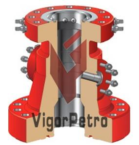 China Tubing head TCM for 7" casing with 7.1/16" top flange for 3.000 psi, 11"3000psi bottom flange for sale