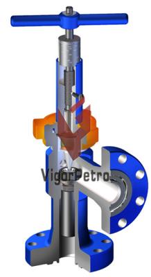 China ADJUSTABLE CHOKE ,  2-1/16 BORE, 15,000 PSI, FLANGE X FLANGE, API 6A, TEMPERATURE CLASS P+U, MATERIAL CLASS DD-NL, PSL-3 for sale
