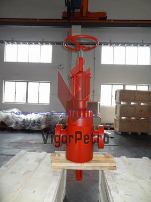China 5-1/8” HYD ACTUATED GATE VALVE, 15K T/C: X M/C: HH-NL PSL-3 PR2F validated for sale