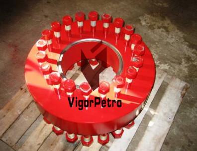 China FLANGE ADAPTER 18-3/4" 15K X 21-1/4" 5K WITH PLATED STUD & NUTS, FOR THE PROPER INSTALLATION, AS PER API 16A. H2S SERVIC for sale