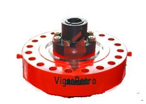 China BOP test stump flange 13 5/8" W.P 10M (10000PSI) equipped with thread for tool joint 4"1/2 IF BOX and test port 1/2" NPT for sale