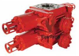 China API 16A Blowout Preventer 20-3/4" 3000psi Double Ram BOP Shaffer Type Studded x Flanged R74  c/w 4-1/16" 3K Side Outlet for sale