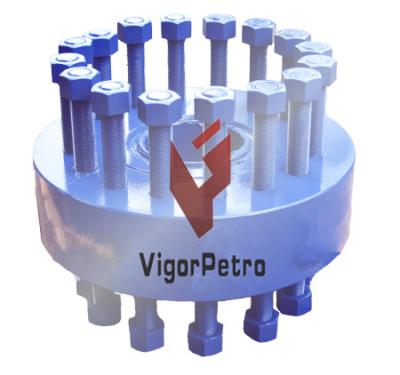 China Double Studded Adapter Flange (DSA) 13 5/8" 15K(15000PSI) x 13-5/8"  5K (5000PSI) c/w Gaskets Studs Nuts for sale
