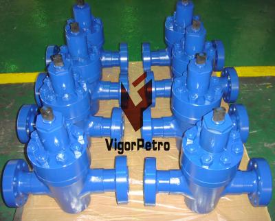 China GATE VALVE 4 1/16" 5000PSI NON-RISING STEM, API 6A PSL 2, PR2, FORGED STEEL SOLID WEDGE. for sale