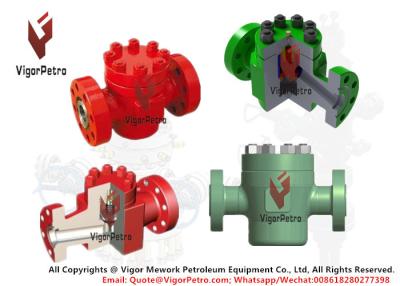 China API 6A MS Type Check Valve (R Type / Lift Type) for Production and Drilling 1-13/16" to 7-1/16" up to 20000psi for sale