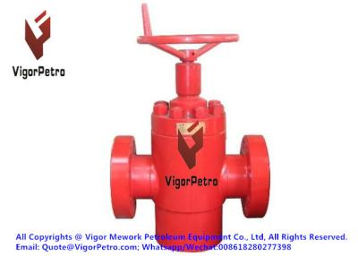 China GATE VALVE 4 1/16" 5000 PSI,FC FLANGED END, API6A PSL3 PR1 U EE for sale
